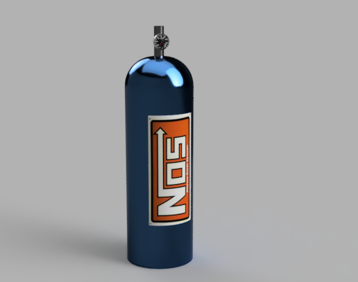 🍾 Nos bottle・Free OBJ File for 3D printing・Cults