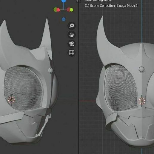 🪖 Kamen rider Kuuga Basic form helmet・ STL File for ・Cults