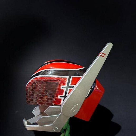 🪖 Go Go Loser Ranger Reject Red Keeper Helmet Cosplay STL・Archivo 3D ...