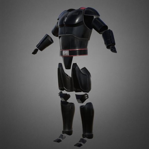 The Mandalorian Moff Gideon Armor for Cosplay・ 3D File for 3D printing ...