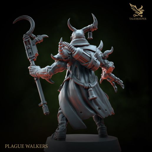 🪓 PLAGUE WALKERS・ 3D File for 3D printing・Cults