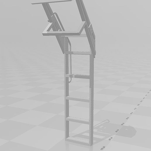 🪜 F-16C Fighting Falcon / Boarding Ladder・ STL File for ・Cults
