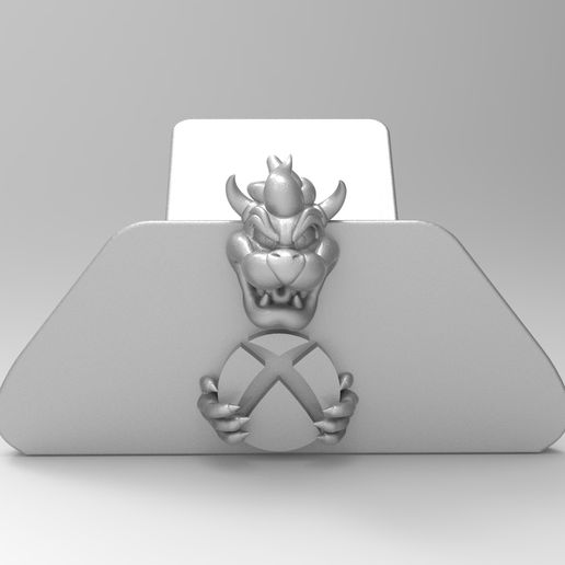 🎮 Xbox Super Mario Bowser Controller Stand・ STL File for 3D printing・Cults