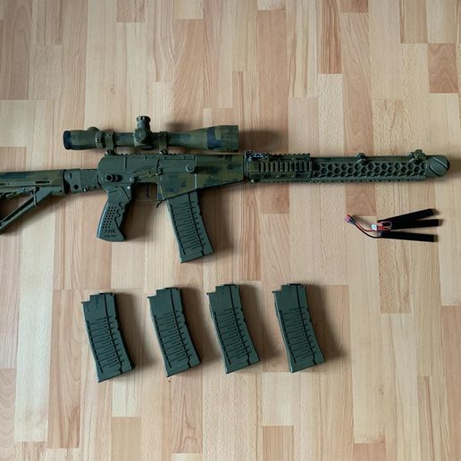 🔫 Airsoft cyma cm0.99 conversion grip to AS VAL zenitco style・ STL File ...