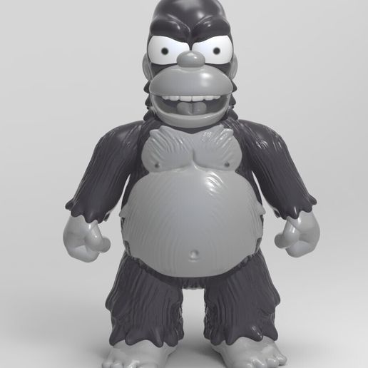 🤴 King Homer・ 3D File for 3D printing・Cults