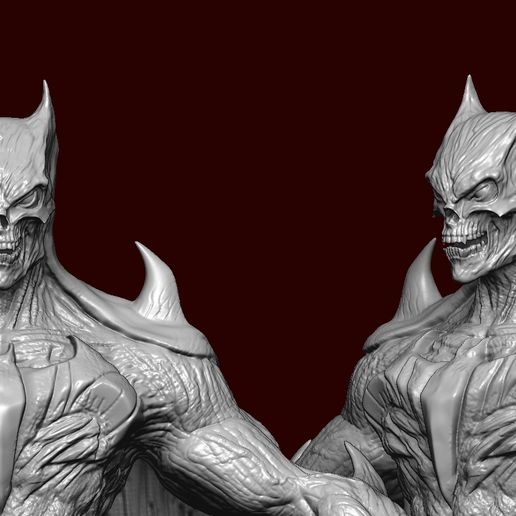 👹 DEMON BATMAN・ STL File for 3D printing・Cults