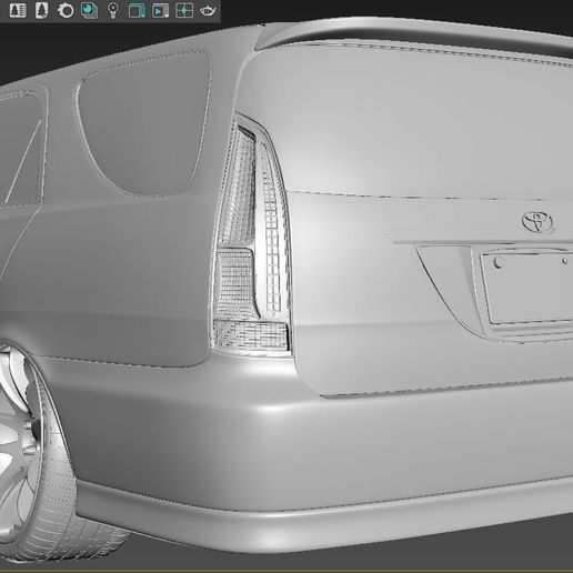 3D file toyota mark 2 Blit 🚗 ・3D print model to download・Cults