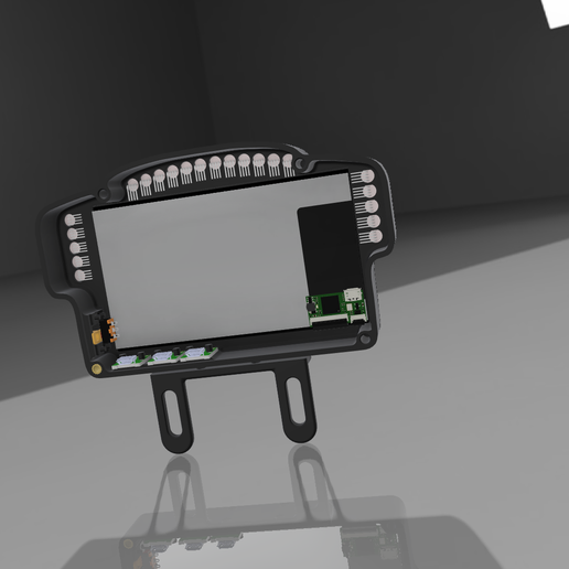 💨 SimRacing 5'' Dashboard SimHub with integrated switch・ STL File for ...