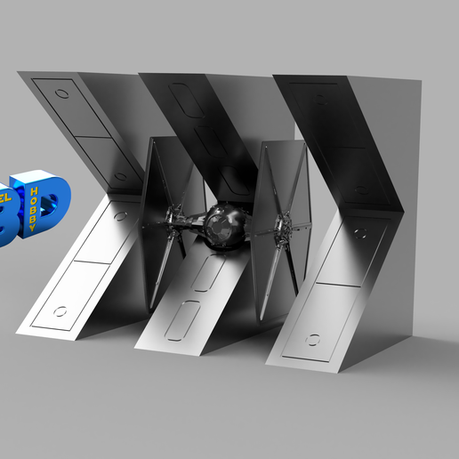 👔 Tie Fighter Dock Hangers・ 3D File for 3D printing・Cults