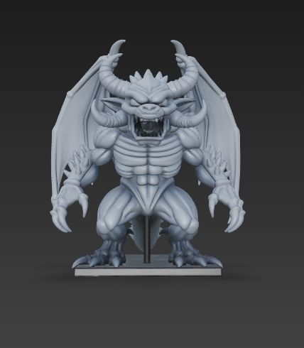 👹 Ruling Terror - Winged Demon Lord 3D Print Model・ STL File for 3D ...