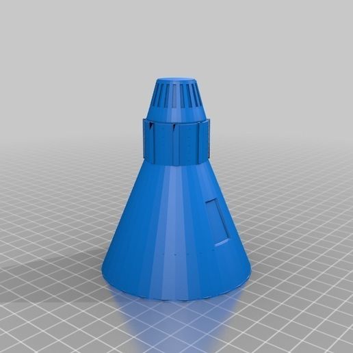 🛰 Friendship 7 Space Capsule・Free STL File for ・Cults