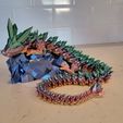 🐉 Articulated Dragon Display Stand - Crystal Design・ STL File for ・Cults