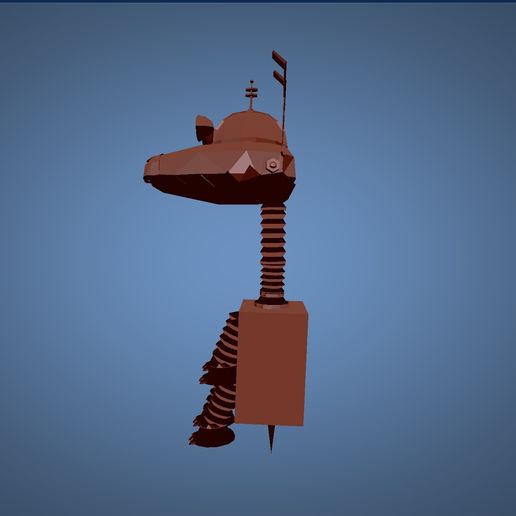 OBJ file Goddard Chopper Mode | Jimmy Neutron 🐕 ・Model to download and ...