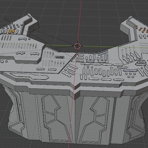 🦸 Stargate Alumni Console・ STL File for 3D printing・Cults