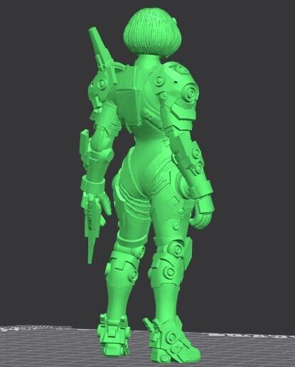 🎁 Evangelion Mech-Saint: Rei Ayanami in Grimdark Armament・Free STL File ...