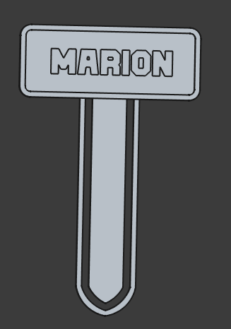STL file Bookmark Marion 🔖 ・3D printer design to download・Cults