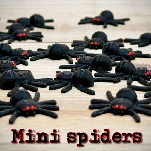 🕷️ mini spider・ STL File for 3D printing・Cults