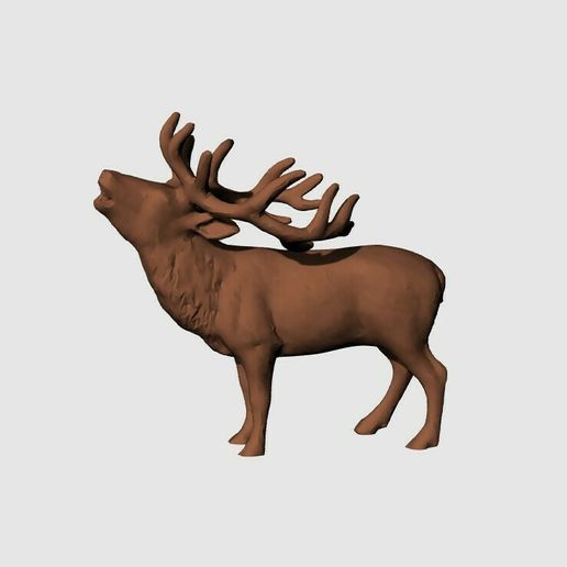 🦌 Stag・Free STL File for ・Cults