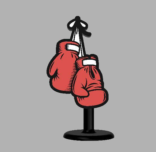 🥊 Boxing Glove Lamp・ STL File for ・Cults