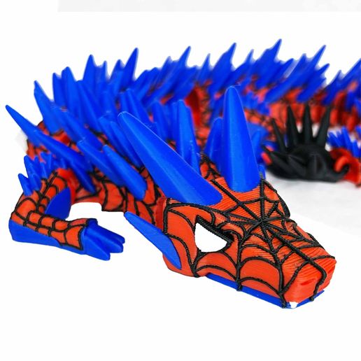 🕷️ Spider Dragon (3 Designs in 1) No Supports・ 3D File for 3D printing ...