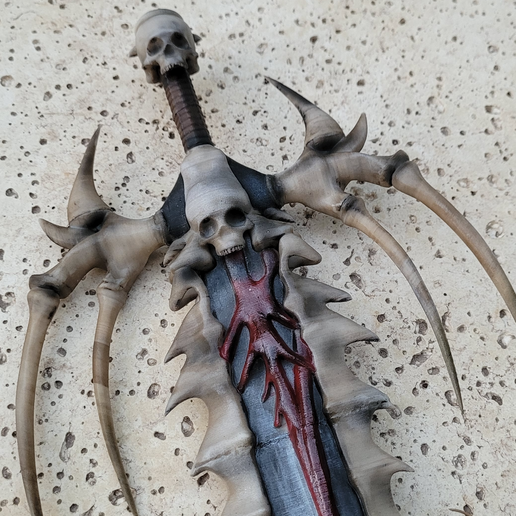 🦴 Bone Sword 3D Model - Perfect for Cosplay and Props・ STL File for 3D ...