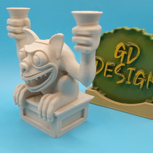 👻 Disney The Haunted Mansion Gargoyle Figure Halloween・ STL File for 3D ...