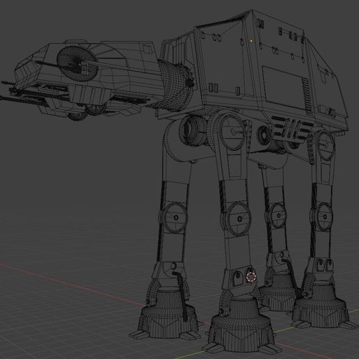 Imperial Walker・Free 3D File for 3D printing・Cults