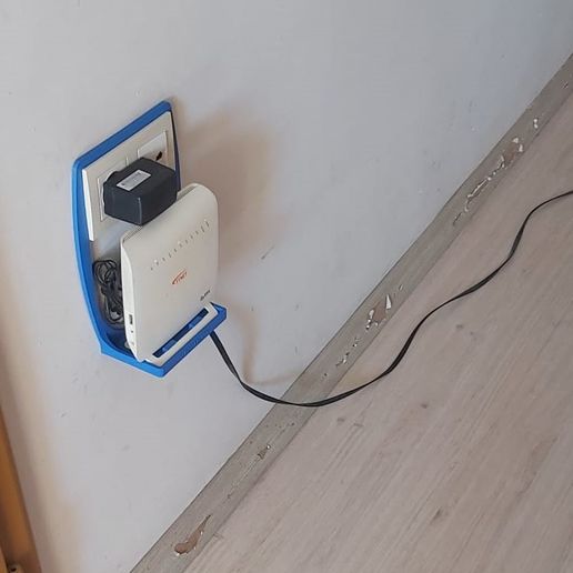 Free STL file Modem Holder 🖼 ・3D print design to download・Cults