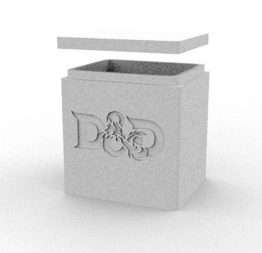 📦 DECK BOX DUNGEONS AND DRAGONS・ STL File for 3D printing・Cults