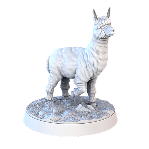 🚜 Farm Animal Alpaca・ STL File for 3D printing・Cults