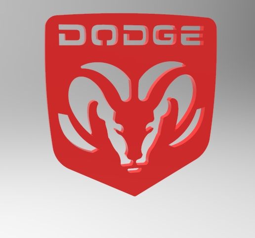 new dodge logo vector