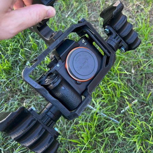 Archivo STL hand grip for Camara Cage ・Idea de impresión 3D para ...