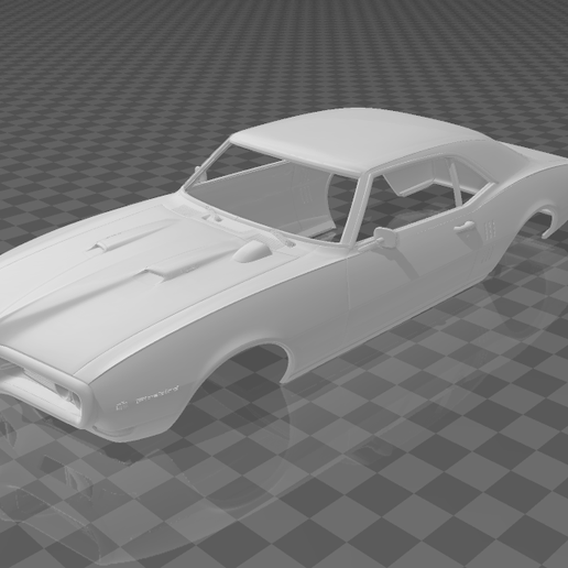 🐚 Pontiac Firebird 1968 Shell Body – Divided Parts for Easy Printing ...