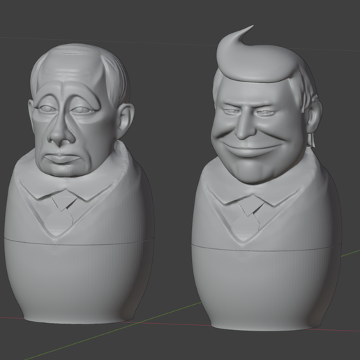 STL file Trump Putin Musk Stalin 🗿 ・Model to download and 3D print・Cults