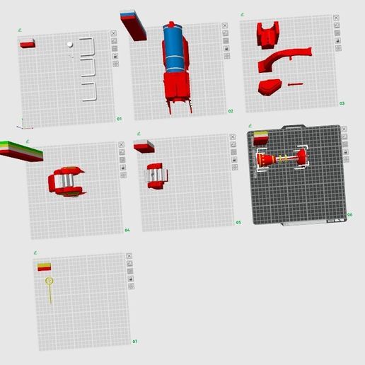 3MF file AAP-01 RAY GUN KIT AMS COLORED 🔫 ・3D printable design to ...