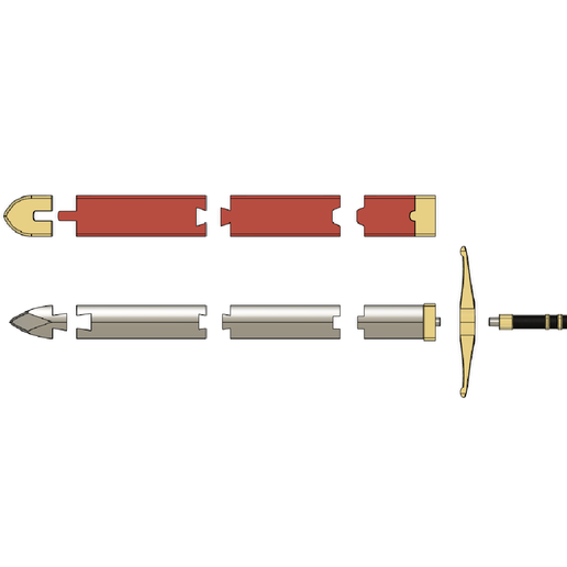 🗡️ Dragonball Z Trunks Sword・ STL File for ・Cults