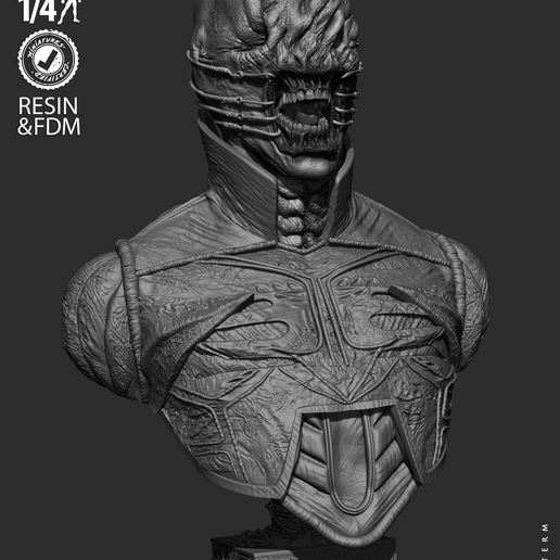 🎬 WICKED MOVIES CHATTERER PORTRAIT BUST: TESTED AND READY FOR 3D ...