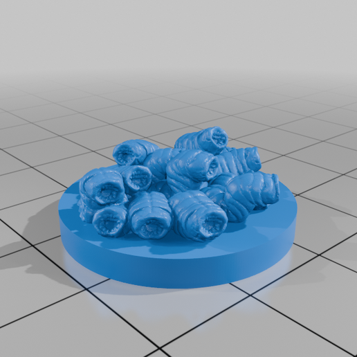 👸 Rot Grub Queen and Rot Grub Swarms (DND / TTRPG)・Free 3D File for ・Cults