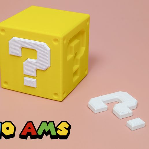 Super Mario Question Mark Box (5cm/10cm options)・ STL File for 3D ...