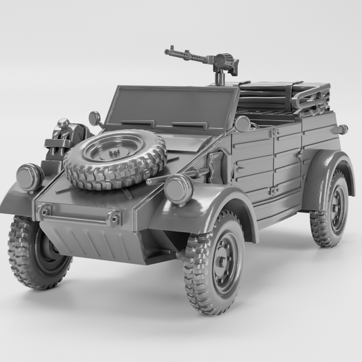 🪣 VW Kubelwagen - Bucket car (Germany, WW2)・ 3D File for 3D printing・Cults