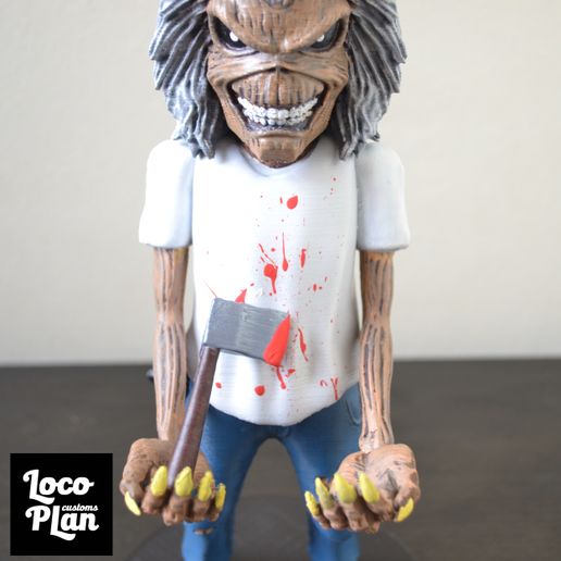 📞 Eddie Killers Phone Stand Iron Maiden・ STL File for 3D printing・Cults