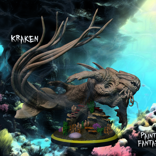 🧠 Kraken // Elder Brain Kraken・ 3D File for 3D printing・Cults