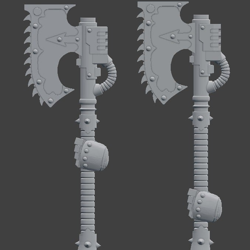 🚗 Chainaxe・Free STL File for ・Cults