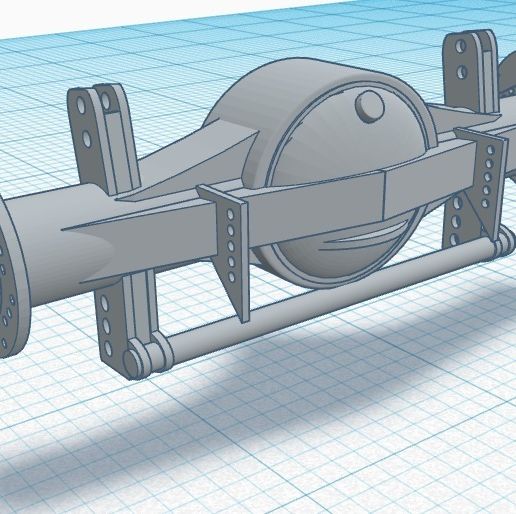 🚙 1/24 scale Ford 9" Drag racing rear end・ STL File for 3D printing・Cults