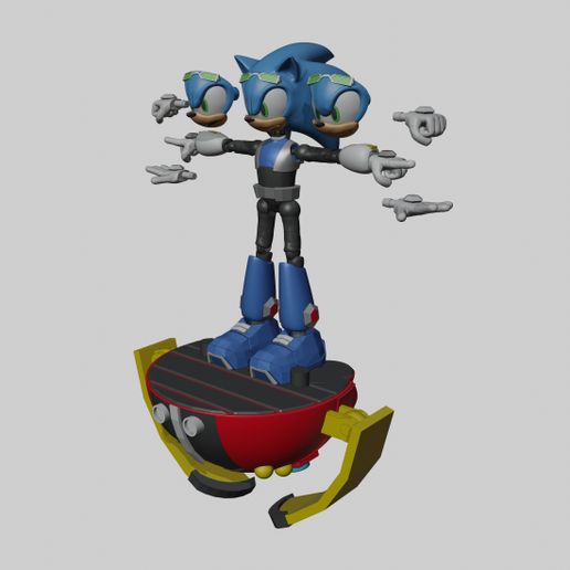 🧸 Sonic Phantom Riders Figure・ STL File for 3D printing・Cults