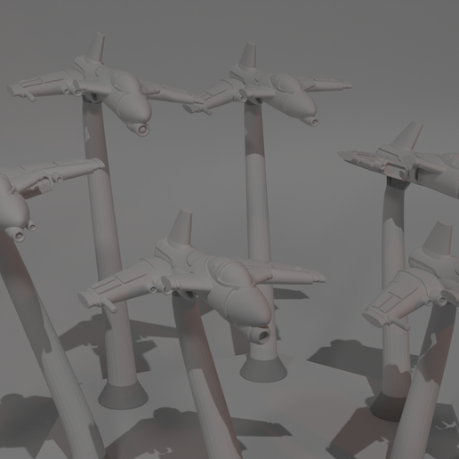 🛩️ Battletech - Stingray - F-90・Free STL File for ・Cults