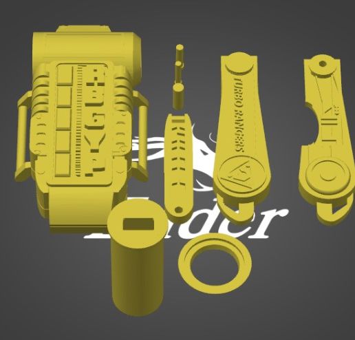 👾 morpher power ranger turbo・ STL File for 3D printing・Cults