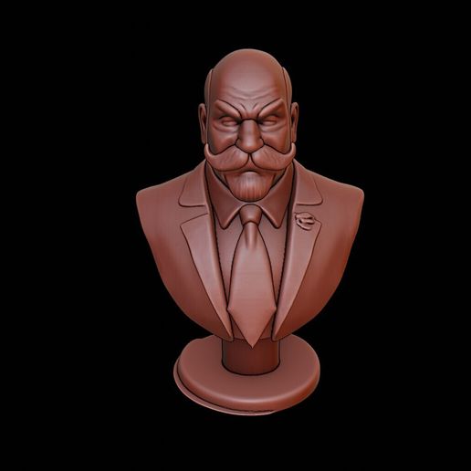 3D file Kingpin Bust 👤 ・Template to download and 3D print・Cults