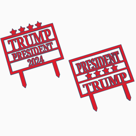 STL file Trump President Cake Topper 🍰 ・3D print model to download・Cults