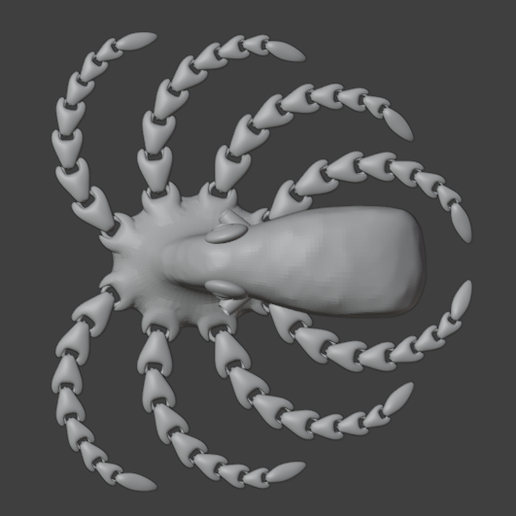 🐙 Articulated Octopus・ STL File for 3D printing・Cults